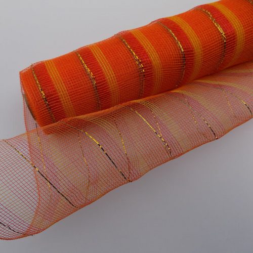 Plasa plastic cu model portocaliu galben • SC Andatex Ribon SRL